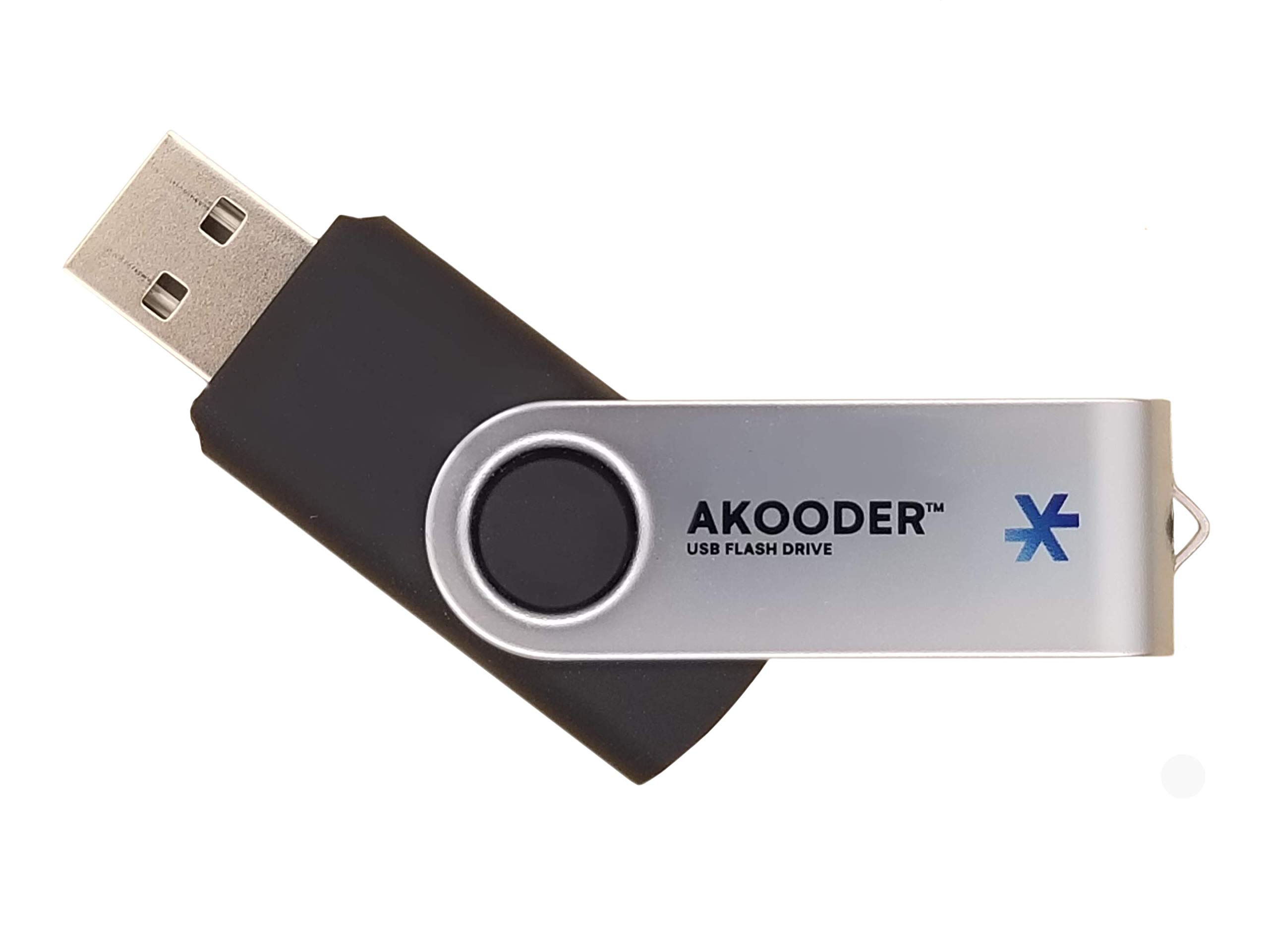 32GB USB 2.0 Flash Drive (Two Pack 32GB x 2 = 64GB + Finger Ring Kickstand) Memory Stick Thumb Drive Zip Drive Jump Drive