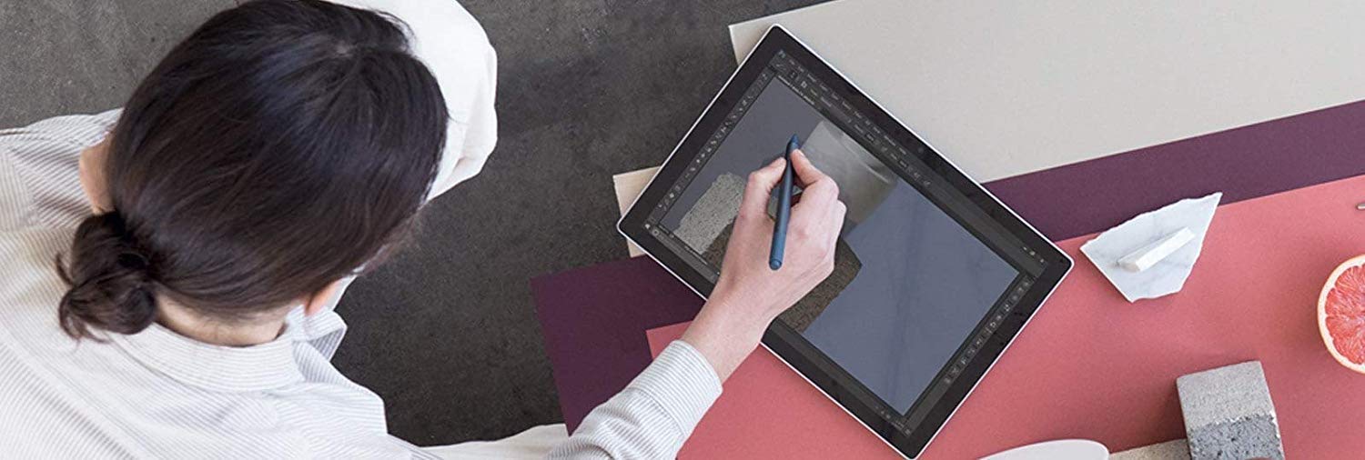 Microsoft Surface Pen for Surface Pro 7 Pro 6 Surface Laptop 3 Surface Book 2 Laptop 2 Surface Go Studio 2 Pro 5 Pro 4 4096 Pressure Points Rubber Eraser Bluetooth 4.0 Poppy Red