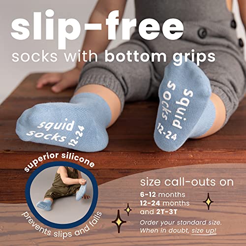squid socks Viscose from Bamboo Socks | 0-6M, 6-12M, 12-24M, & 2T-3T | Socks that Stay On | As Seen on Shark Tank | Colby