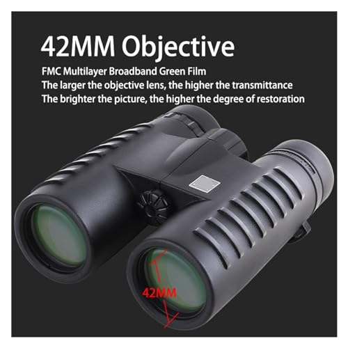 10x42 Binoculars Wide Angle Professional High Power Binoculars Bak4 Prism FMC Coated Binoculars Outdoor Camping
