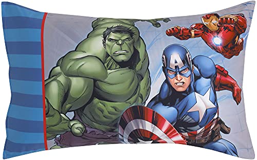 Crown Crafts Infant Products Marvel Avengers 4 Piece Toddler Bedding Set