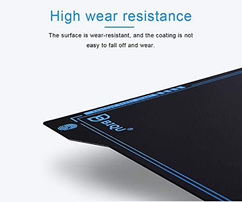 BIQU Upgrade SSS Spring Steel Sheet with Magnetic Sticker, 235X235MM Ultra-Flexible Removable Surface Heated Bed Platform 3D Printer Parts Printing Build Plate for Ender 3/Ender3 Pro/Ender 5/B1