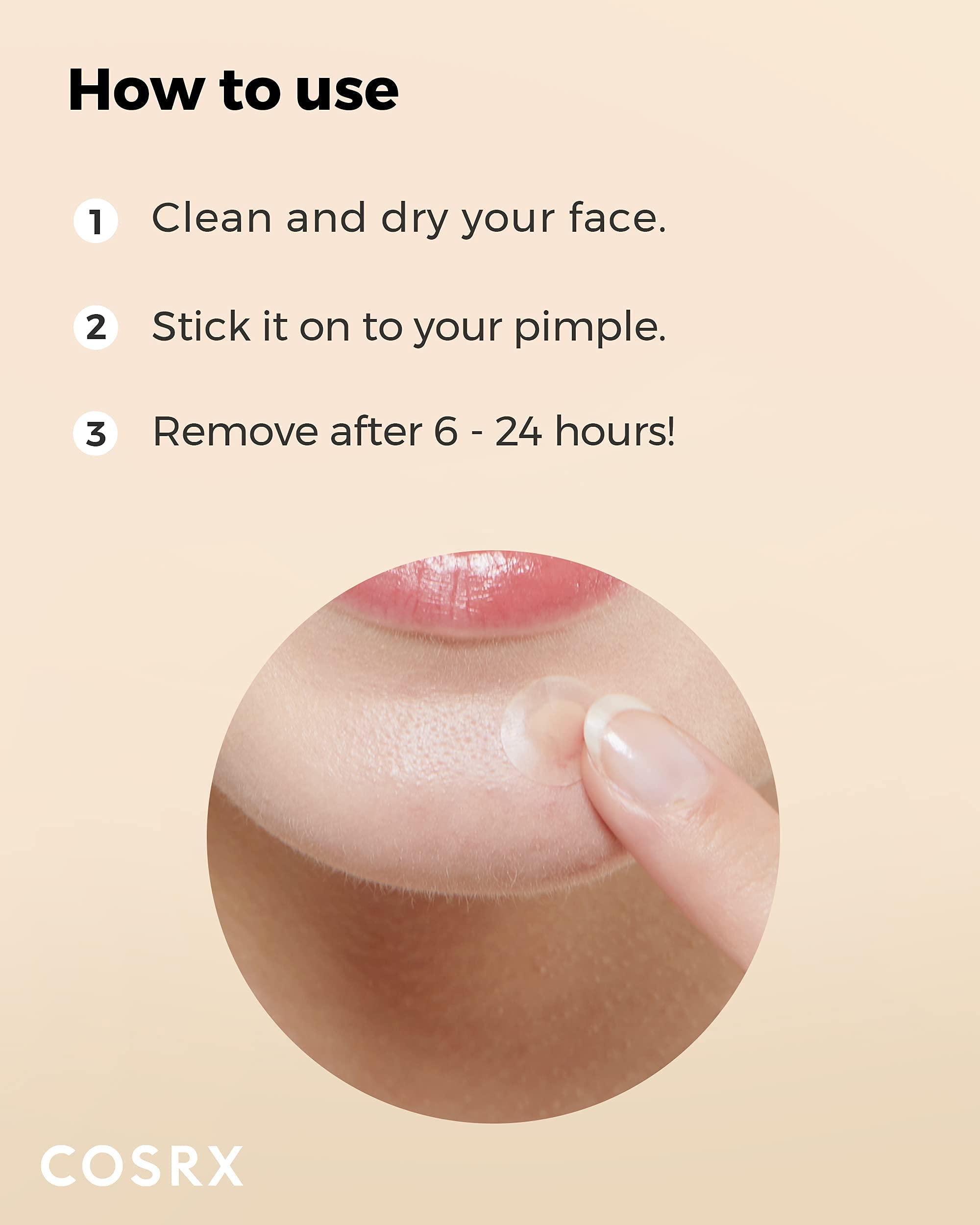 COSRX Master Patch Basic, Overnight Acne Patch Hydrocolloid, Blemish Spot Sticker for Face, Strong adhesion & Thicker Spot Cover, 1 Sizes (36 Count)