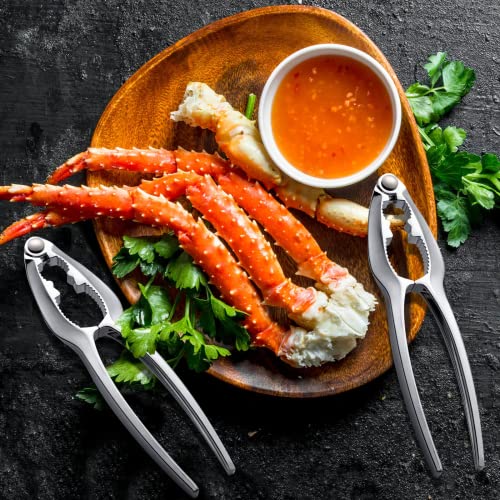 12 Pcs Crab Crackers and Tools, Nut Crackers for Crab Legs, Lobster Crackers Crab Crackers Sets, Heavy Duty Seafood Tools Nut Crackers Set