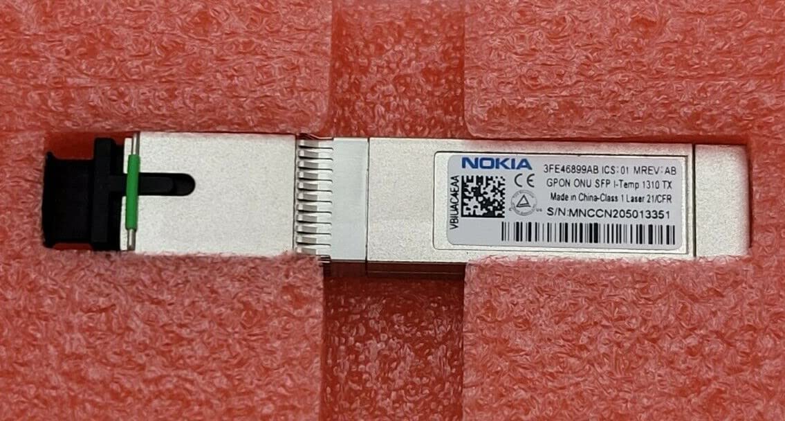 Generic_, 3FE46899AB GPON ONUONT ITemp 1310 TX Fiberoptic SPF Module for Router Switch Gateway (Not SFP Module for OLT), silver