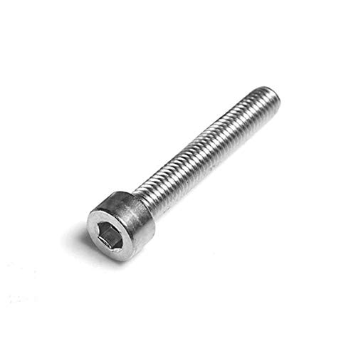 50pcs M5X25 Stainless Steel Button Head Hex Socket Cap Screw-M5 Hex Socket Tapping Screw Bolts for Bike Water Bottle Cage Holder Bracket Rack