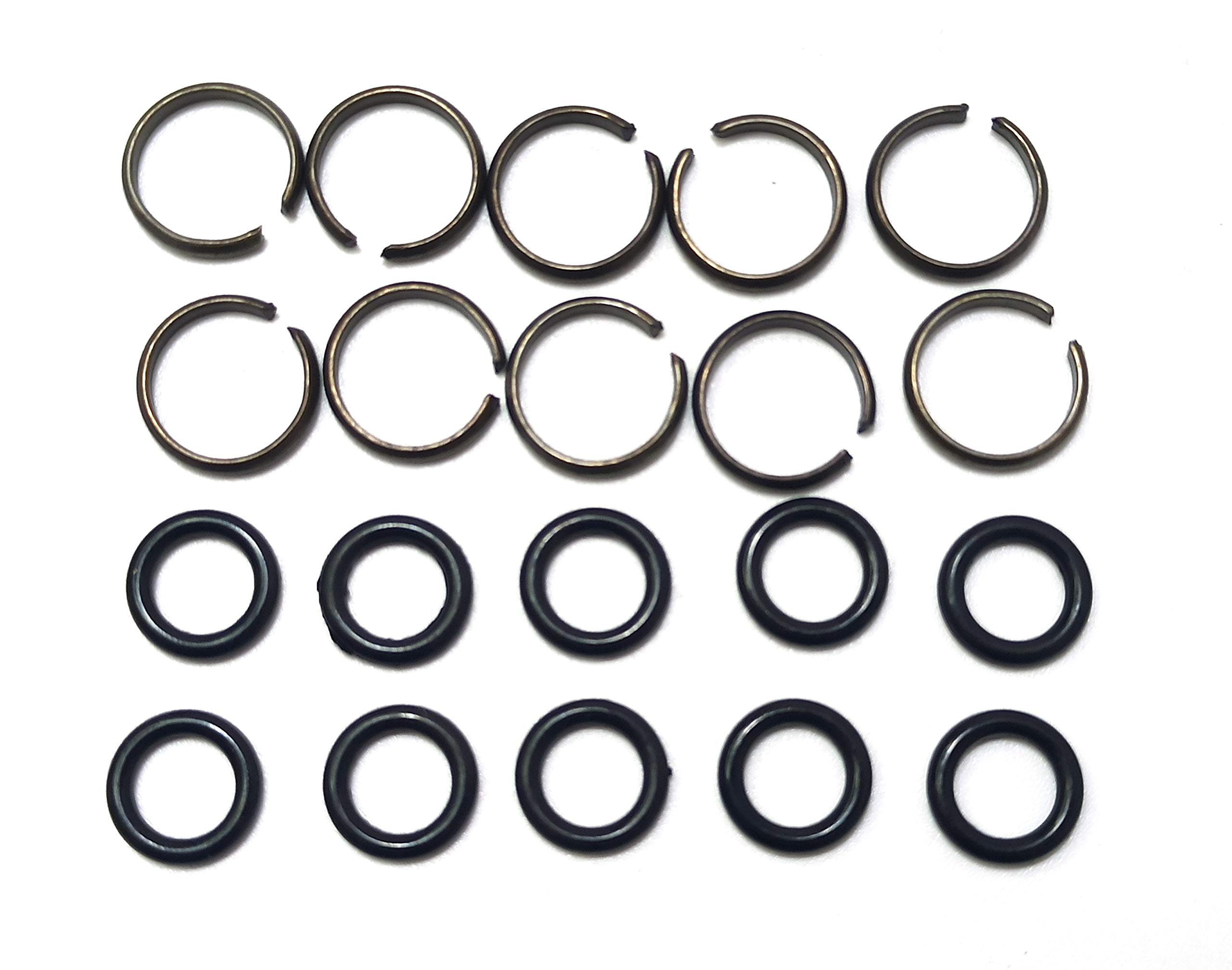 10 sets of 1/2" Impact Wrench Socket Retainer rings with O-ring,Impact Wrench Tool Parts and Accessories,impact friction ring,hog ring,O-ring Square Drive Socket Retainer Ring