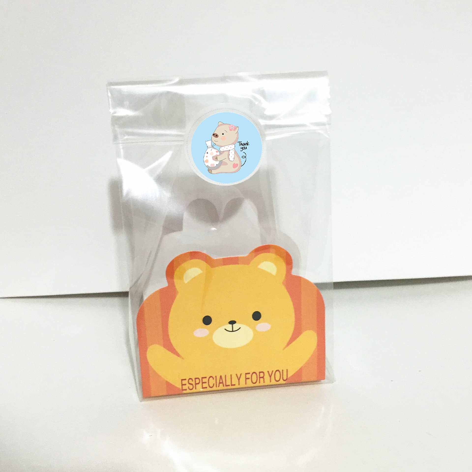 500 Labels Cute Animal Adhensive Thank You Stickers, 1 inch, Thank You Sticker Stickers for Small Candy, Bag Sealing Sticker, Envelope Seals