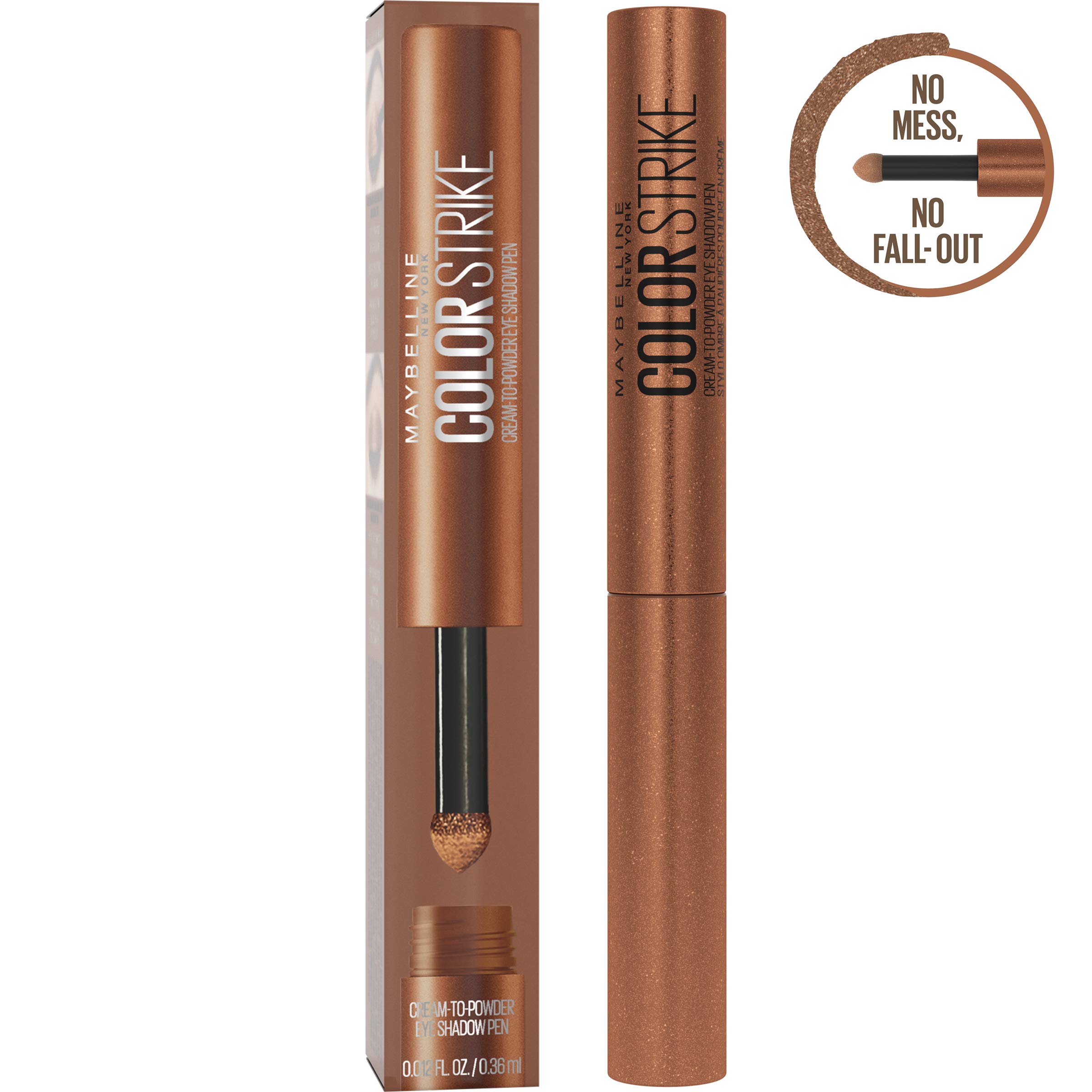 Maybelline New York Color Strike Eye Shadow Pen, Cream To Powder Finish, 40 Rally