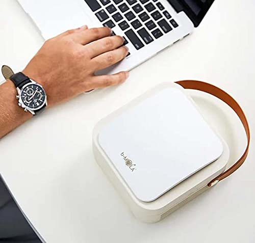 b-MOLA GO NCCO 1804 Portable Air Purifier (White) -Personal size, Ideal for car, travel, office and home.