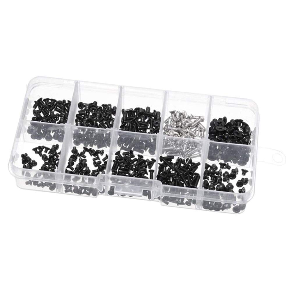 500x Screw Kit for Motherboard/for Computer PC Case/Hard Disk/Optical Drive Parts SCRW-196295