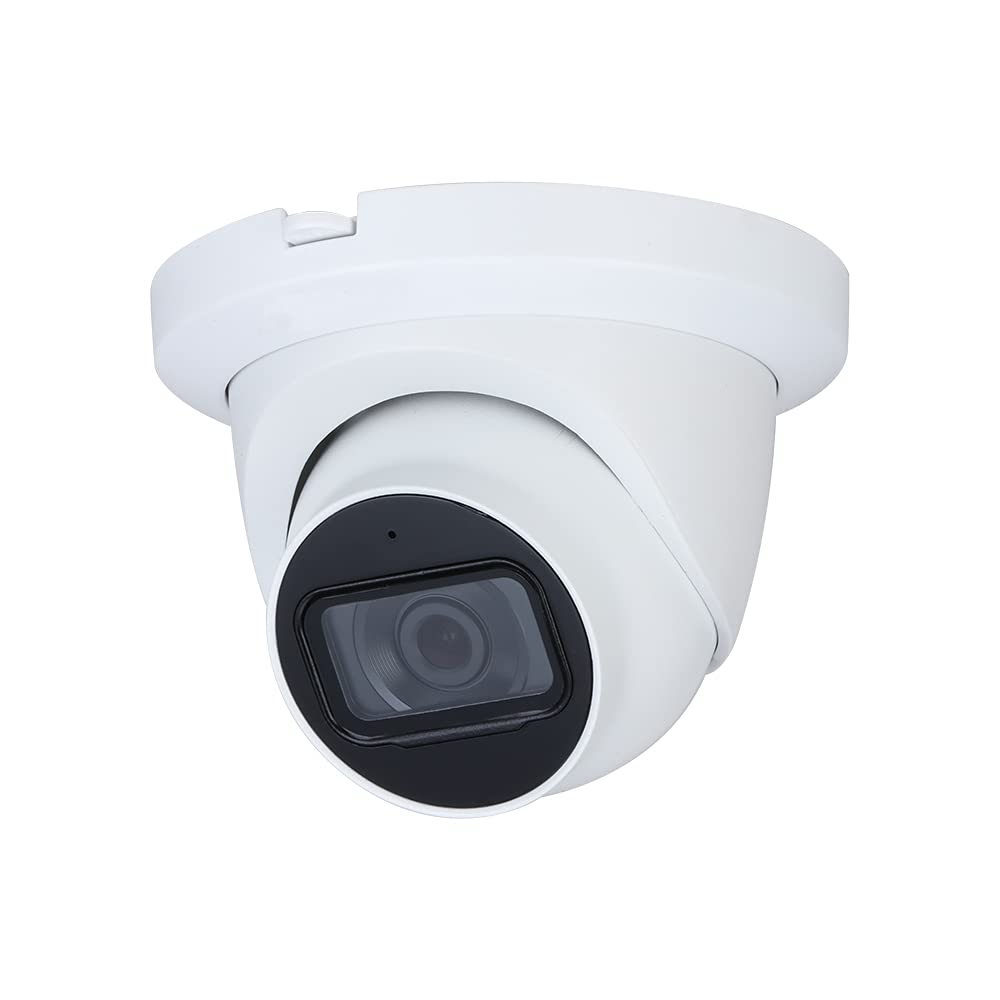 Dahua HAC-HDW1200EM-A 2 Megapixel HD-CVI Matrix IR Eyeball Dome Security Camera with Audio, 3.6mm Lens 164FT Night Vision Outdoor IP66 4-IN-1 UTC Switchable (AHD, TVI, CVI, CVBS) White 2MP