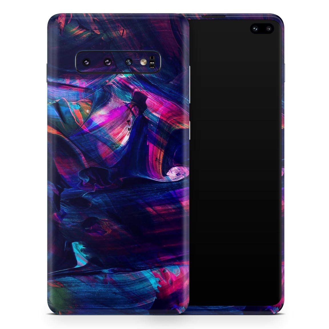 DesignSkinz Liquid Abstract Paint Remix V36 Protective Vinyl Decal Wrap Skin Cover Compatible with The Samsung Galaxy S20 (Screen Trim & Back Glass Skin)