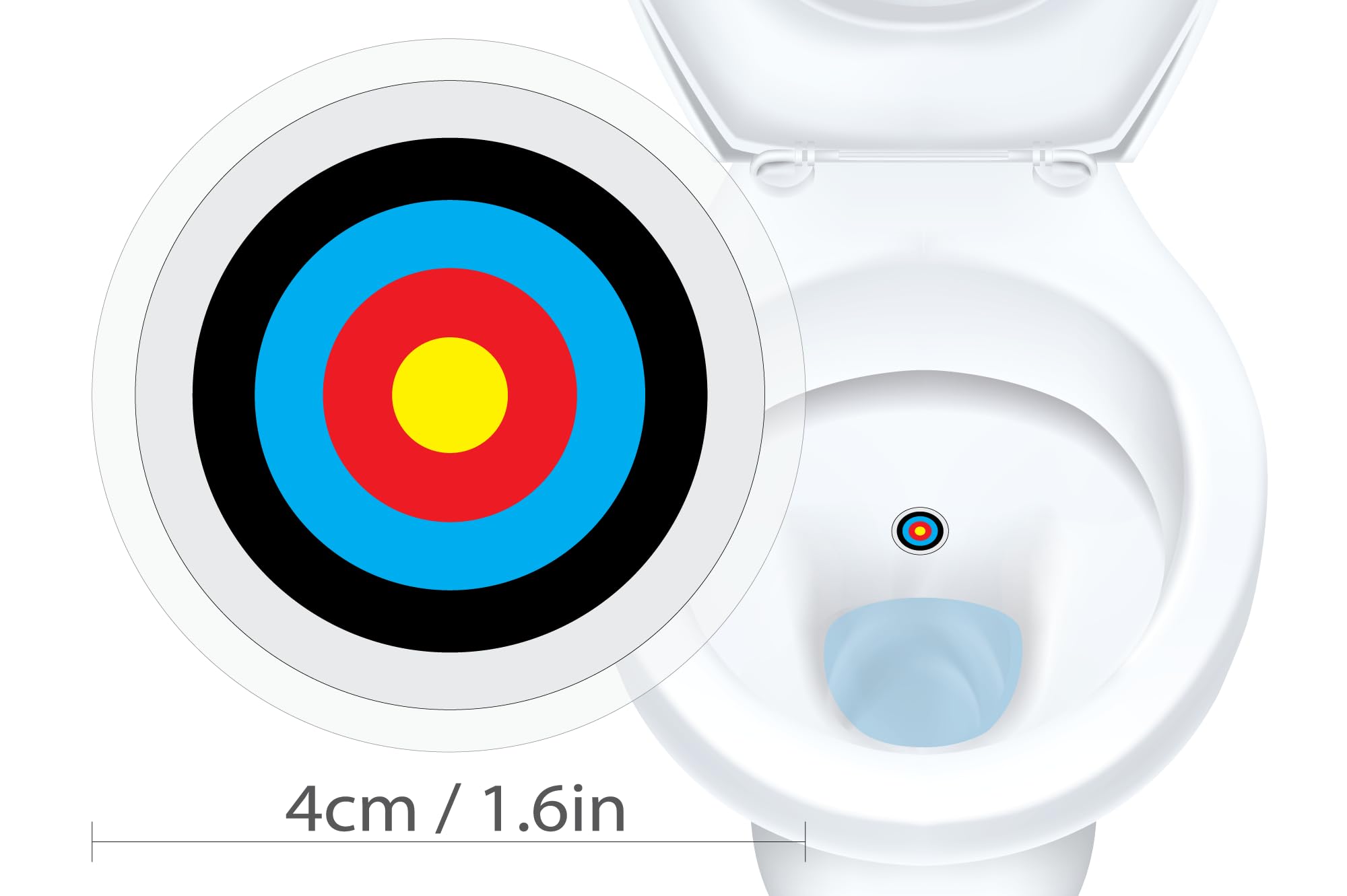 Kids Pack - Toilet Target Stickers with Sticker Applicator Tool, Potty Stickers for Potty Training, Toilet Targets for Potty Training Boys. Toilet Stickers for Boys Aim.
