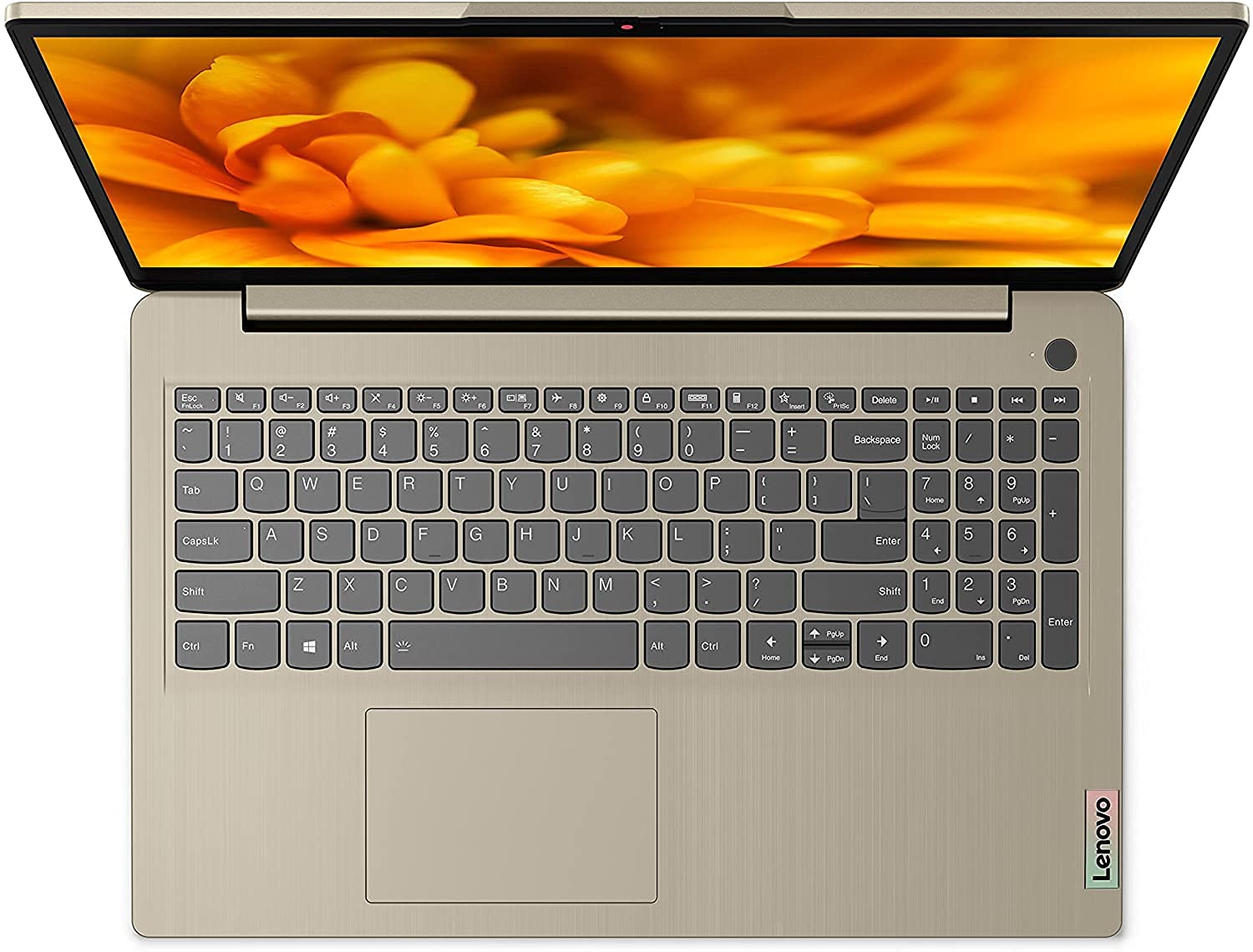 Lenovo IdeaPad 3 15.6" FHD Anti-Glare Laptop, AMD Ryzen 5 5500U, AMD Radeon 7 Graphics, 8GB DDR4 3200MHz, 256GB PCIe SSD, Backlit Keyboard, Fingerprint Reader, Webcam, HDMI, Windows 10, TWE Bundle