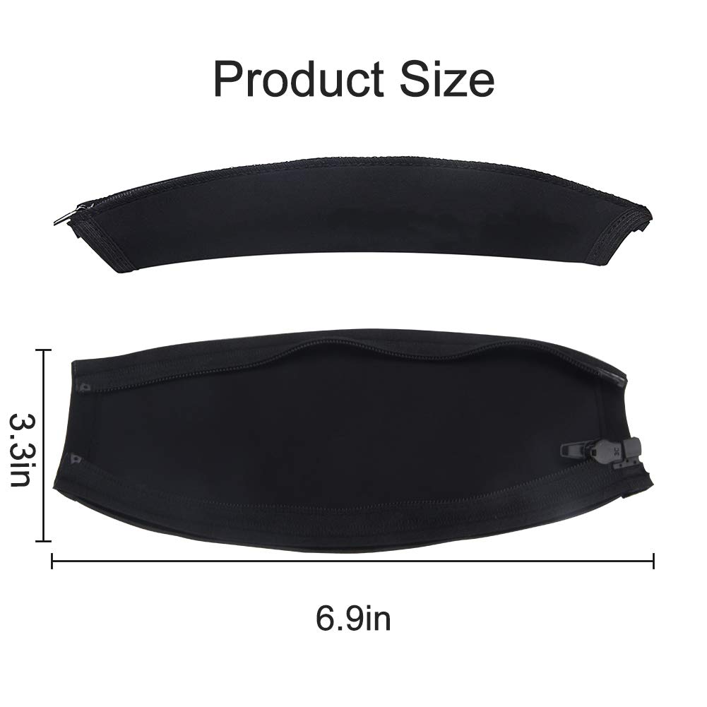 Ancable Replacement Headband Cover for Bose QuietComfort QC15, QC2, DIY Repair Headband Cushion for Bose QuietComfort 15, QuietComfort 25, QuietComfort 2 - Black 1-Pack