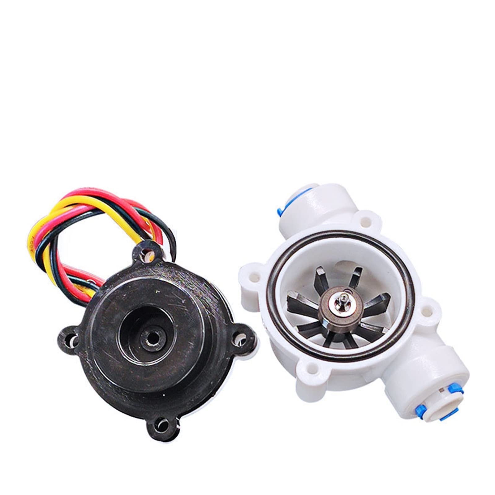 1/4" 3/8" PE Pipe Water Flow Sensor 1.75MPa Sensor Coffee Machine Turbine Flowmeter DC5~18V (Size : 3/8")