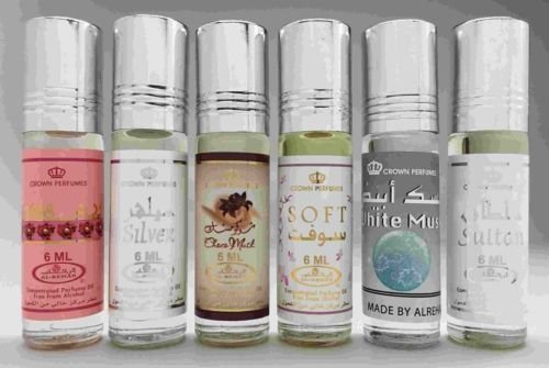 6 (Six) Al-Rehab Perfume OIl 6ml - Bestsellers Set # 1