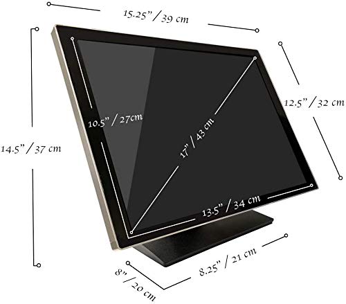 ANGEL POS 17 Inch Pro Series LED Multi-Touch VGA & HDMI Touch Screen Monitor
