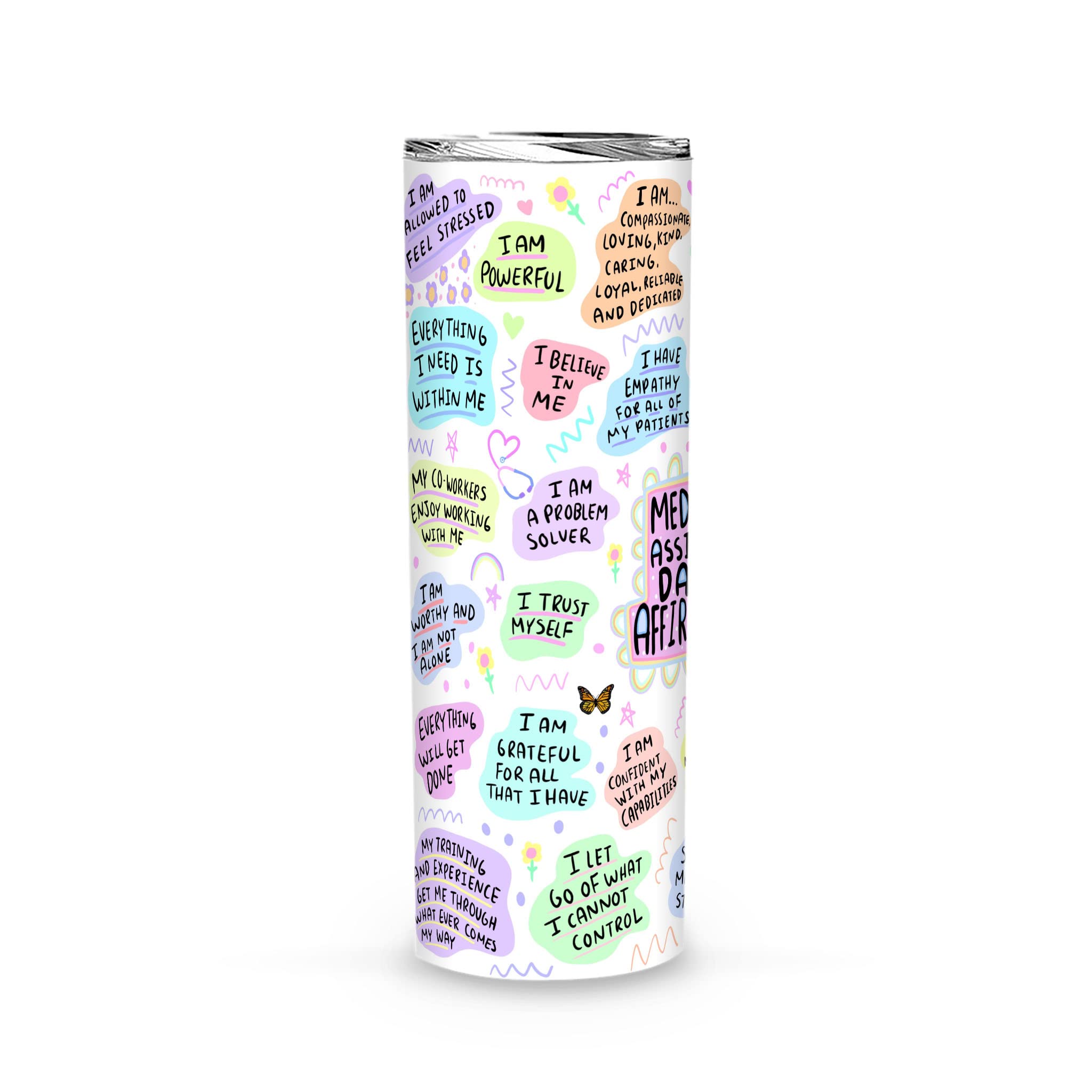 HONALE25 Mental Health Tumbler 20oz (Medical Assistant Tumbler)