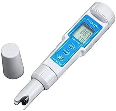 YUESFZ Precise Waterproof PH Pen Meter Portable Digital PH Tester for Aquarium Pool Water Wine Urine Laboratory Practical Water Quality Detector