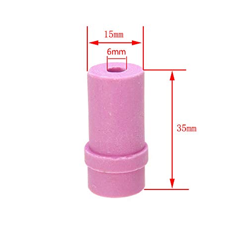 10 Pcs Ceramic Sandblaster Nozzle,Air Siphon Sand Blasting Gun Sandblasting Parts Ceramic Nozzle(6mm)