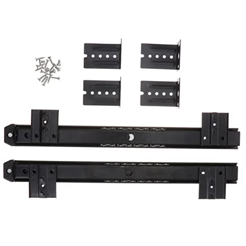 1 Pair Keyboard Track Vanity Accessories Silent Keyboard Black Keyboard Under Desk Tray Keyboard Drawer Keyboard Tray Ke