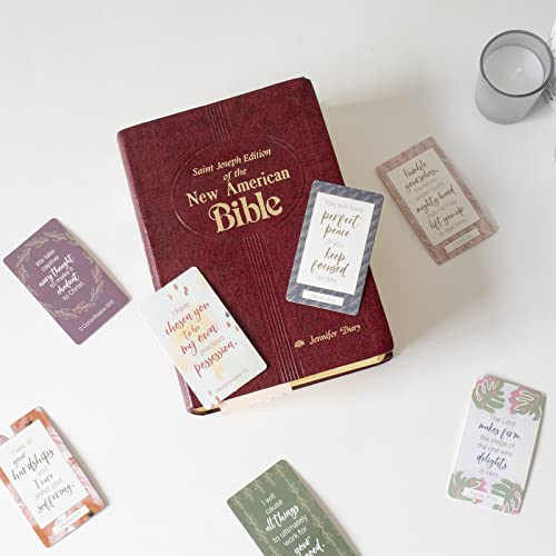 bloom daily planners Writefully His Prayer Card Deck (Pack of 30) - Inspirational Christian Bible Verses for Women - Scripture Encouragement Mini Quote Cards - Assorted Designs - 2” x 3.5”