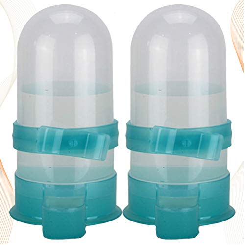 Baluue Plastic Bird Drinker - 2pcs Pigeon Feeder Automatic Birds Feeder Food Dispenser Feeders for Cage, Parrot Feeder for Parakeet Canary Cockatiel Finch