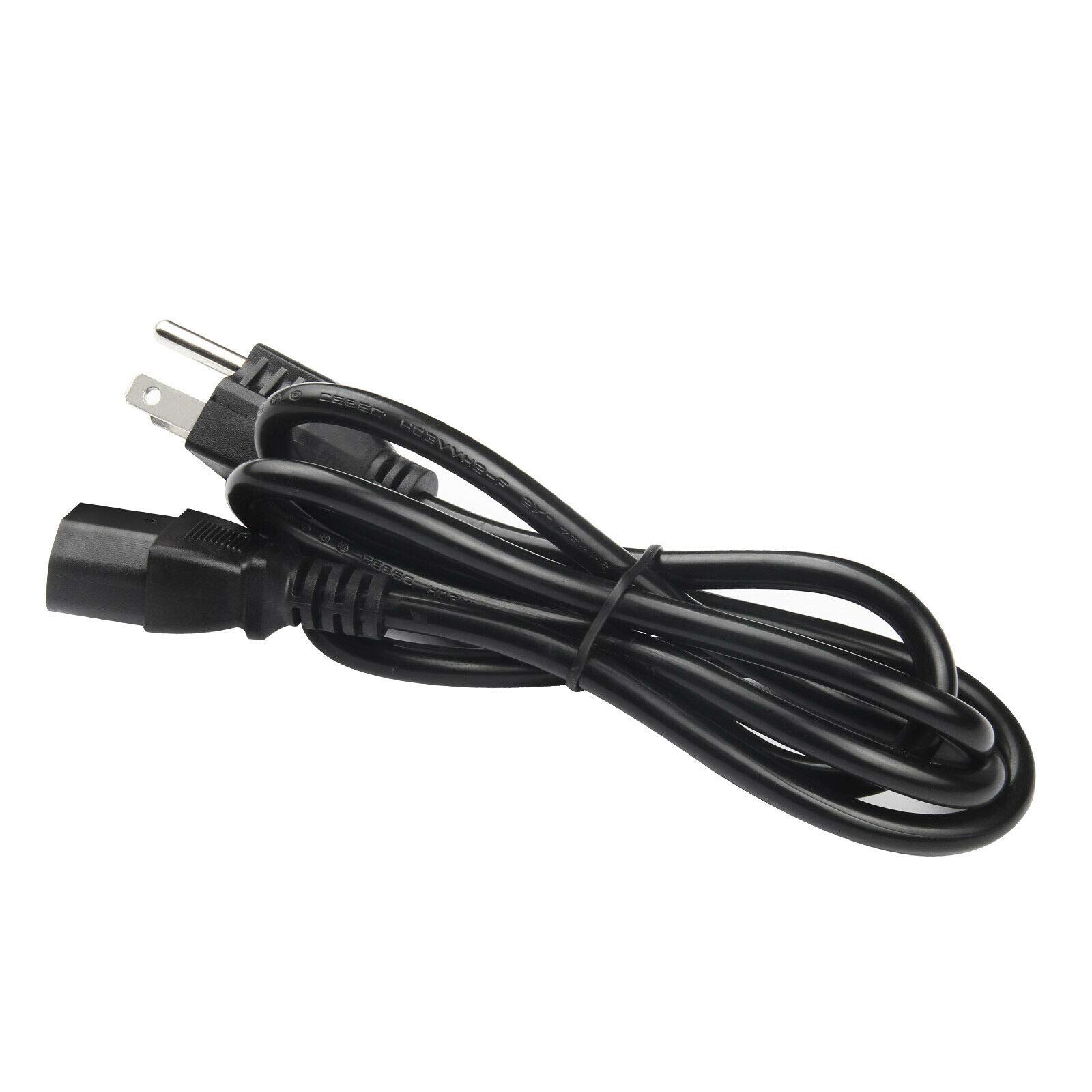 BestCH AC Power Cord Cable Plug Outlet Socket for Star TSP100 TSP143L TSP143IIU TSP143U futurePRNT POS Point of Sale Thermal Printer