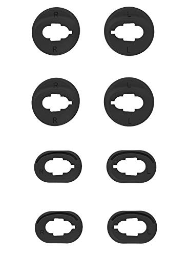 JNSA 8 PCS Silicone Ear Tips Ear Cushion Ear Gel Compatible with Galaxy Buds Live, S/L 4 Pairs Ear Adapter Eartips Replacement for Galaxy Buds Live,Black