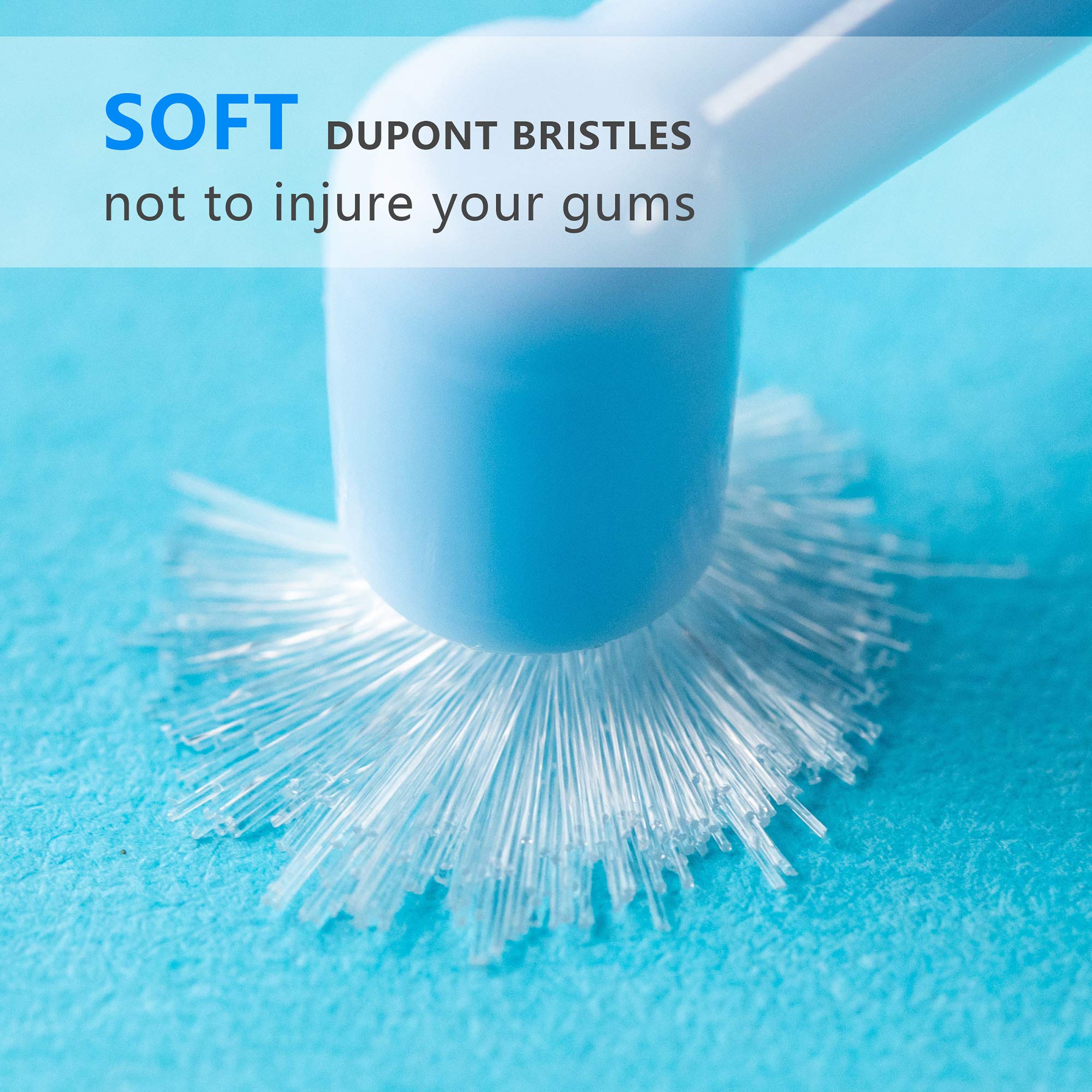 6 Pcs Tufted Toothbrush Interspace Brush End-tuft Tapered Toothbrush Soft Trim Toothbrush Wisdom Gap Toothbrush for Orthodontic Braces Bridges Line and Detail Cleaning