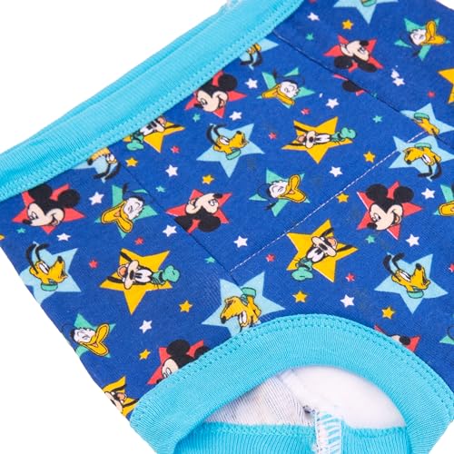 Disney Boys' Toddler Mickey Mouse Potty Starter Kit with Stickers & Tracking Chart in Sizes 18M, 2T, 3T, 4T, 10-Pack Training Pant