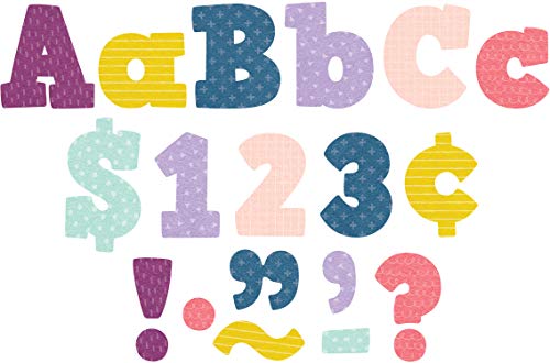Teacher Created Resources Oh Happy Day Bold Block 4" Letters Combo Pack (TCR9037)