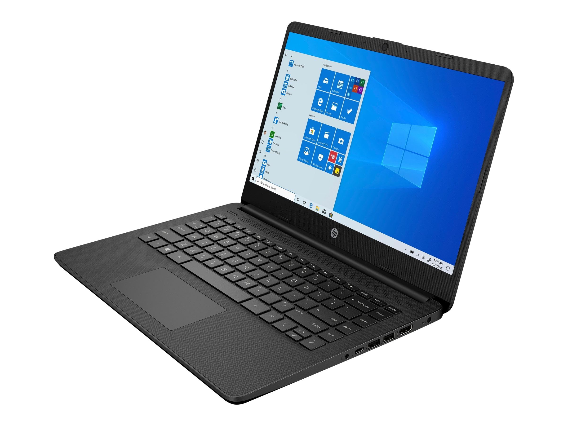 HP 14" Laptop Intel Celeron N4020 4GB 64GB, Intel UHD Graphics 600, Windows 10 Home in S Mode, GS HDMI Cable (Black)