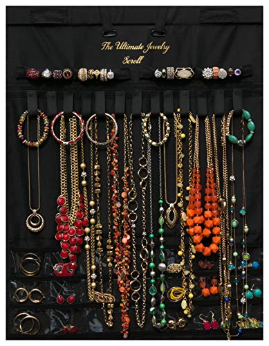 Donna Walsh - The Ultimate Jewelry Scroll - Hanging Jewelry Storage Organizer