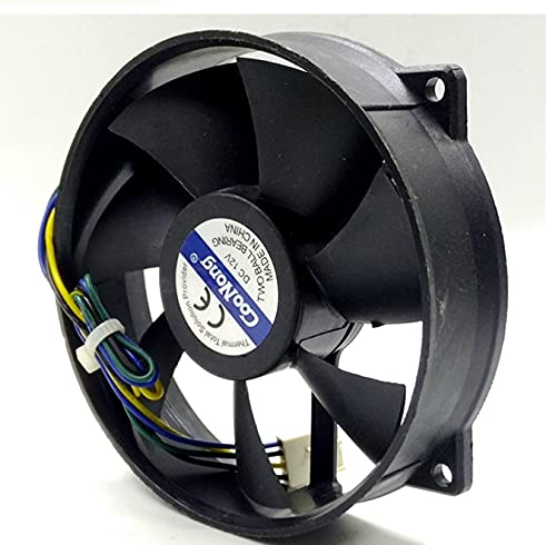 F129025BU 12V 90mm Fan 12V 0.38A 4-Wire PWM Circular Cooling Fan