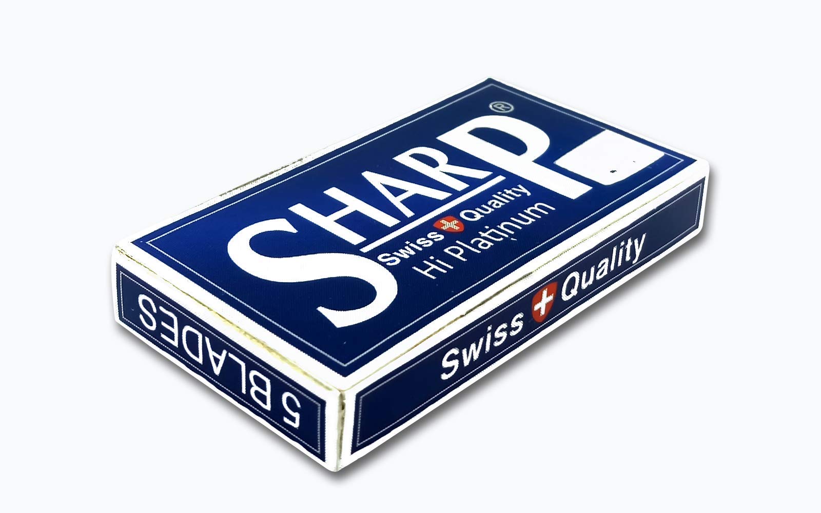 100 Sharp Hi Platinum Double Edge Razor Blades For Safety Razor - Men´s Safety Razor Blades For Shaving For Men For A Smooth And Clean Shave (1 Year Supply)