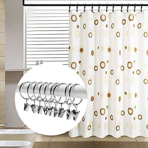 120 Pack Heavy-Duty Hook Clip Set Metal Curtain Clips for Curtain Photos Home Party Decoration Art Craft Display - Silver