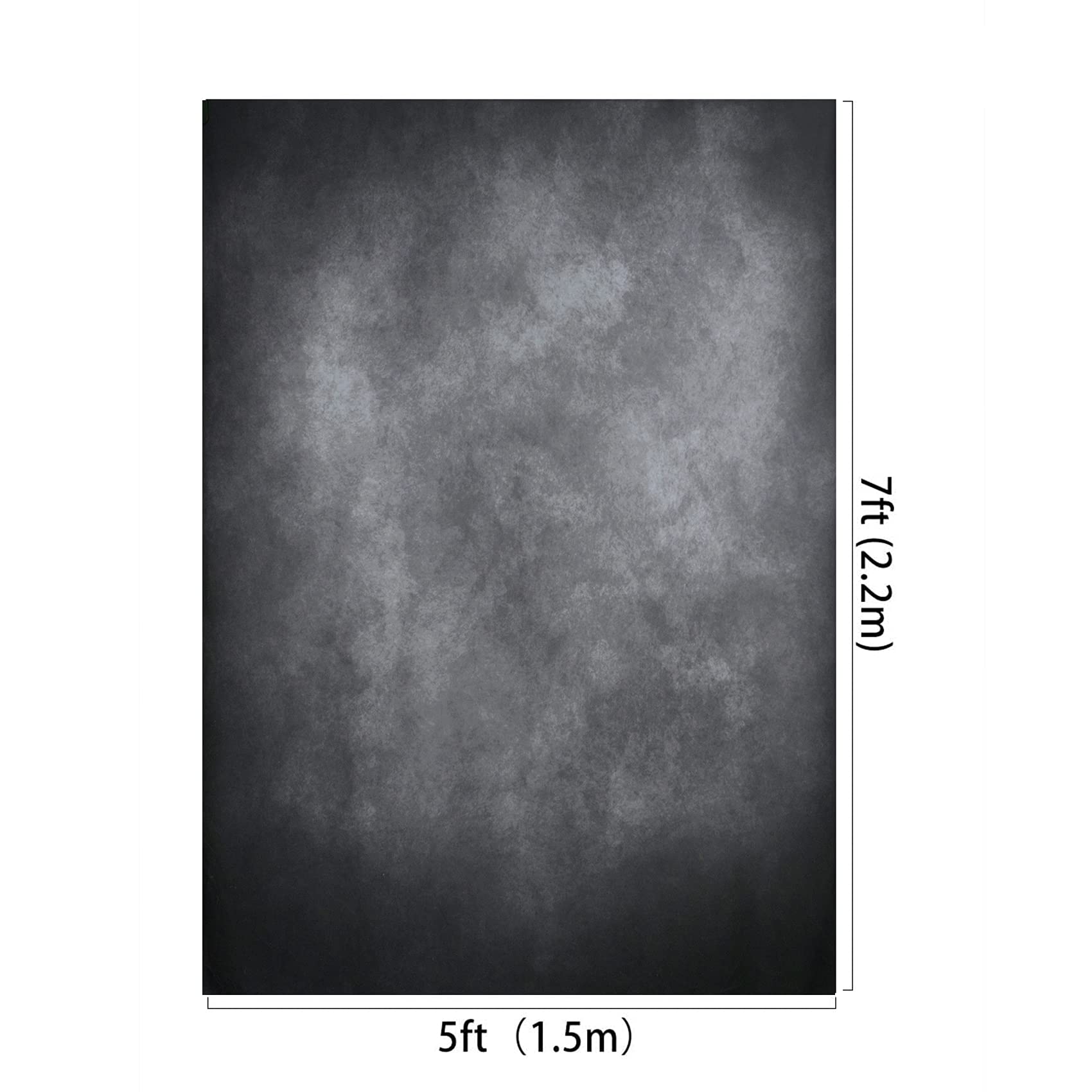 Kate 5x7ft/1.5x2.2m Dark Backdrop Black Abtract Texture Portrait Photo Backgrounds Photography Studio Props