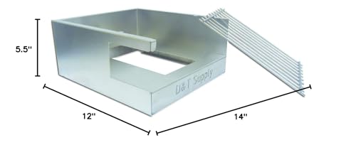 Butane stove silver frame, Stainless steel, Windproof, Kitchen, Indoor-Outdoor, Housing, 14''Lx12''Wx5.5''H