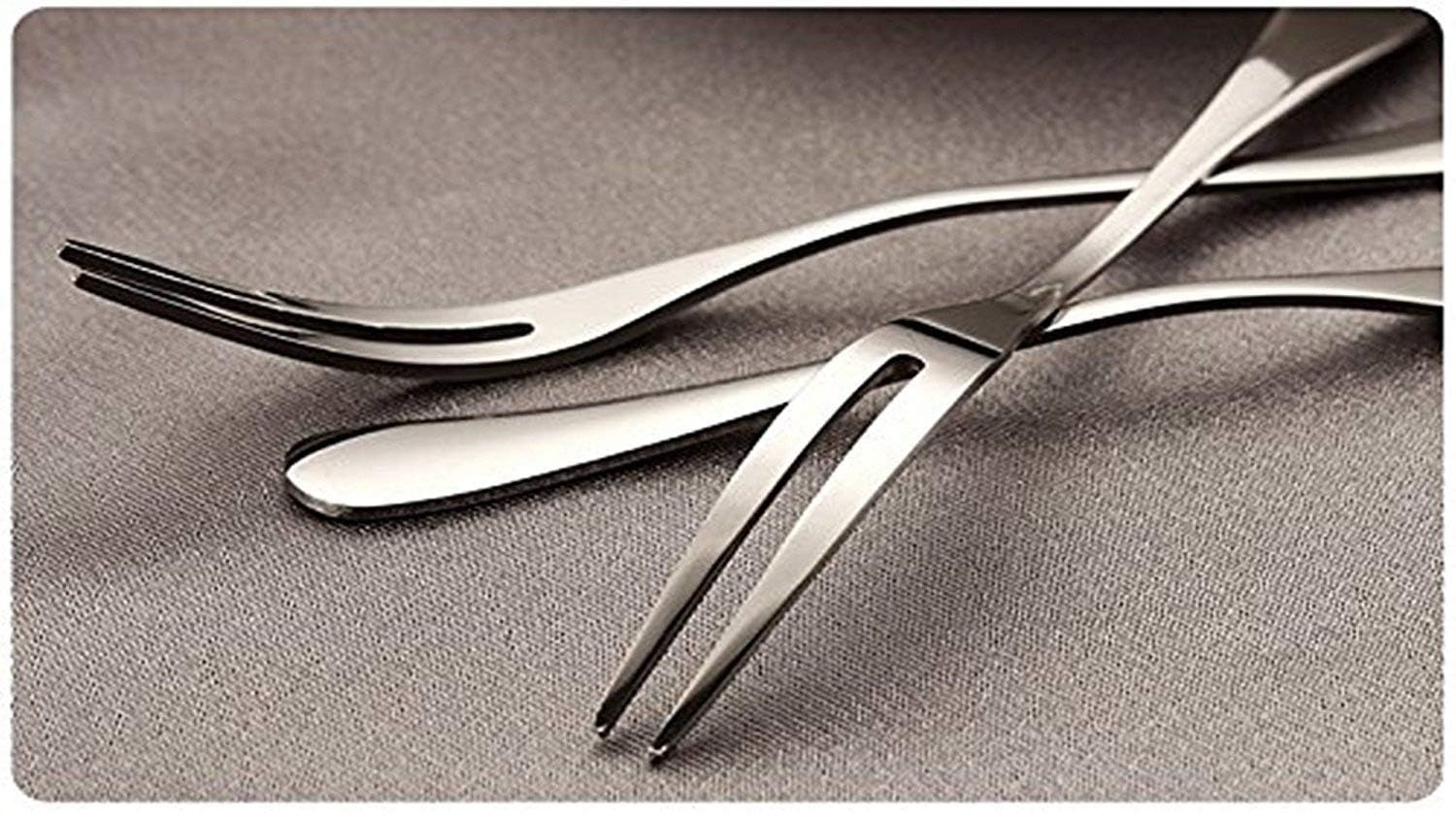 20 Pack Appetizer Dessert Forks, Stainless Steel Mini Salad Fruit Tasting Forks Cocktail Fork (Appetizer)