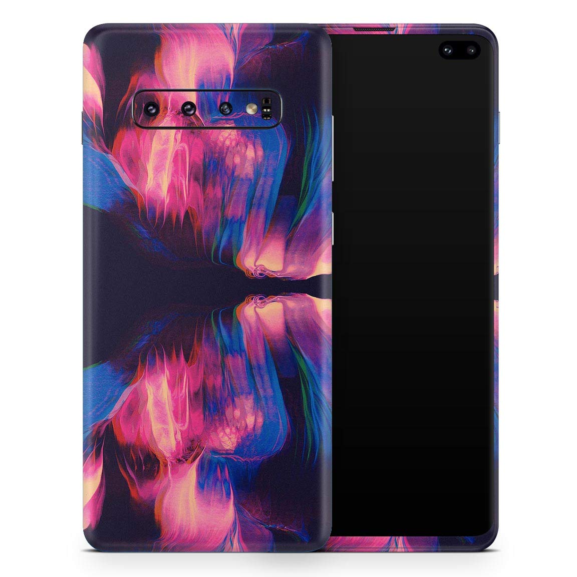 DesignSkinz Liquid Abstract Paint Remix V79 Protective Vinyl Decal Wrap Skin Cover Compatible with The Samsung Galaxy S20 (Screen Trim & Back Glass Skin)