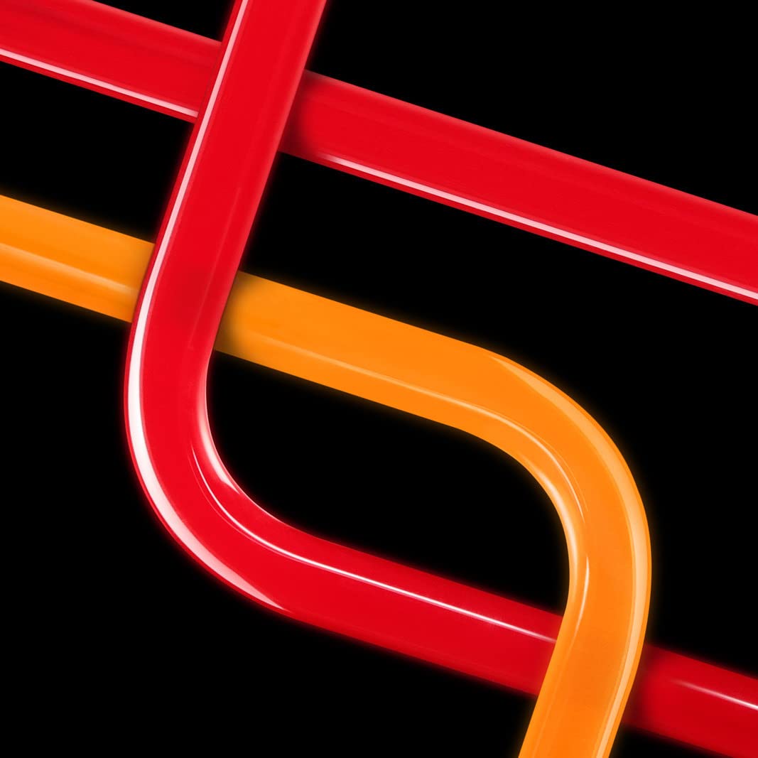 EKWB EK-Loop Hard Tube 12mm 0.8m Pre-Bent, 90 Degree, 550x250mm, Acrylic, 6-pack