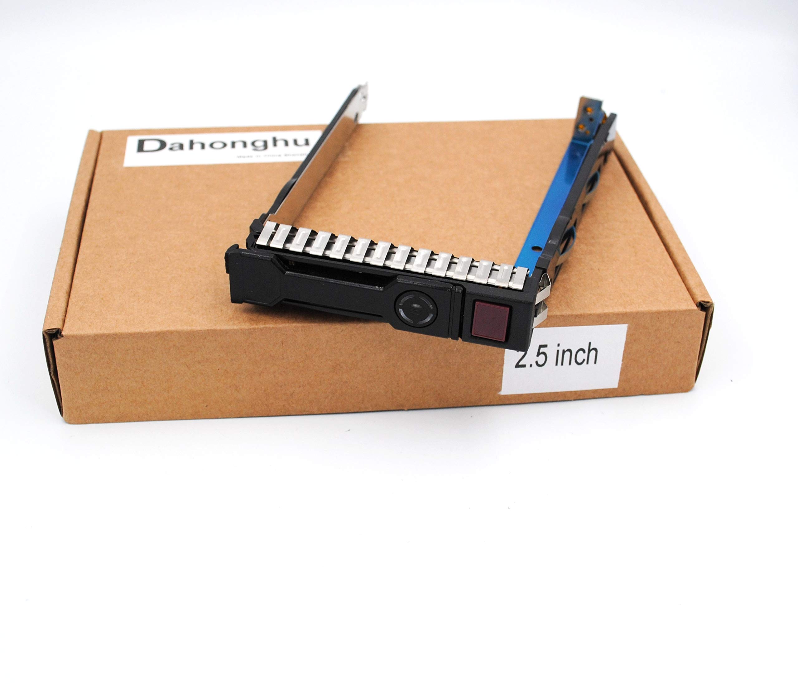 2.5" SFF SAS SATA SSD Hard Drive Carrier Tray Caddy 651687-001 651699-001 for HP Proliant ML350 DL360p DL380P DL160 Gen8 G8 Gen9 G9 with 4 Mounting Screws