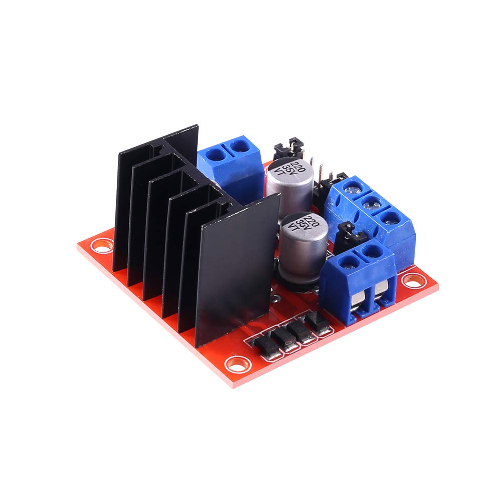 AOICRIE 4PCS L298N Motor Drive Controller Board Module Dual H Bridge DC Stepper for Arduino