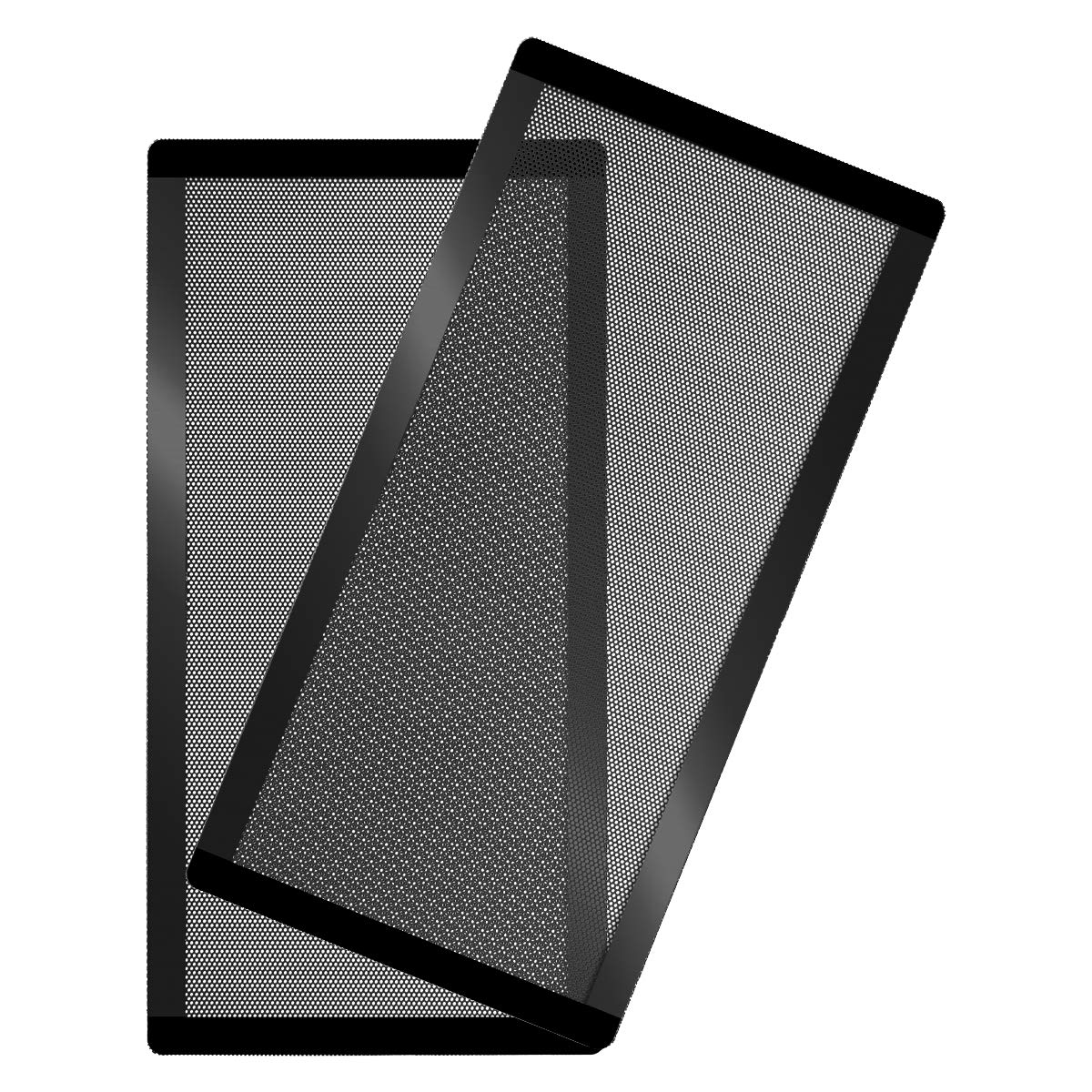 120 x 240mm PC Fan Dust Filter Magnetic Frame Computer Fan Grills Black Dust Mesh PC Cooler Filter Screen Dustproof Case Covers 2 Pack