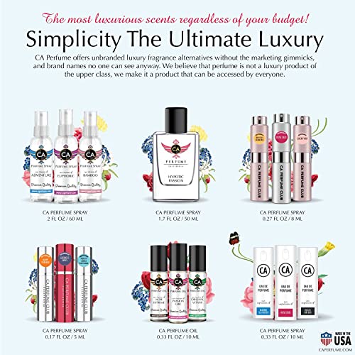 CA Perfume Impression of M. Jacobs Daisy Eau So Fresh For Women Replica Version Fragrance Dupes Concentrated Long Lasting Eau de Parfum Spray Refillable Atomizer Bottle 0.27 Fl Oz/8ml-X1