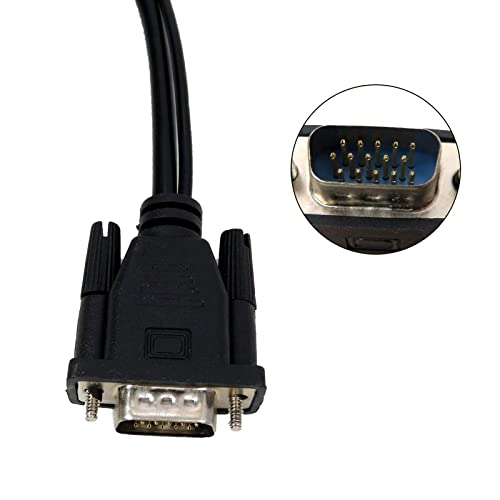 1080P HDMI Male to VGA Female Video Cable Cord Converter Adapter for PC Monitor
