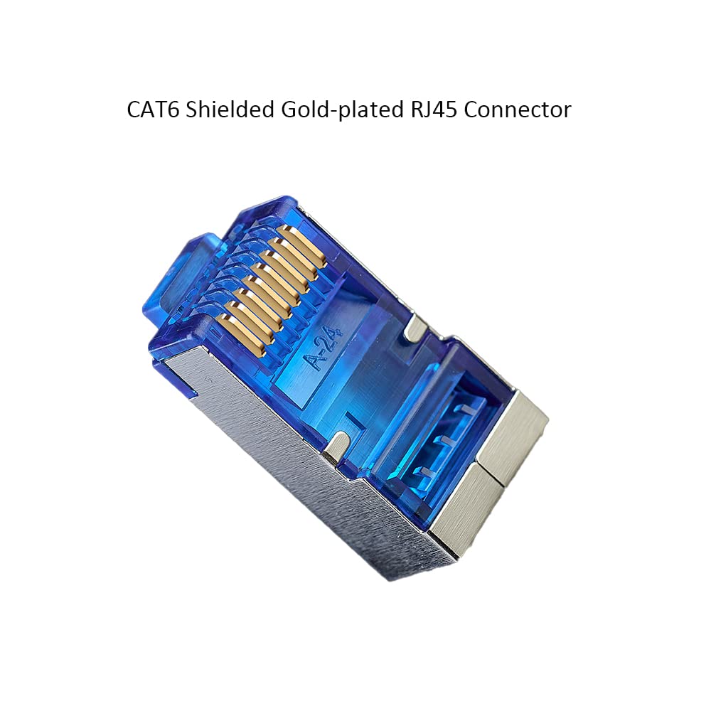 BESCOOS Toronce Professional CAT6 Ethercon RJ45 Cable Both Ends with Shielded Connectors (3 Feet)